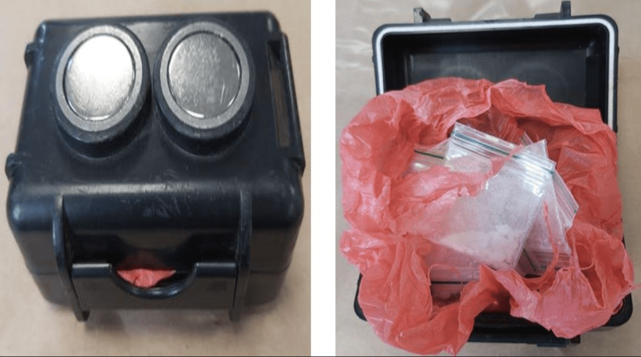 Tonbridge officers discovered cocaine hidden in a magnetic box on a ...