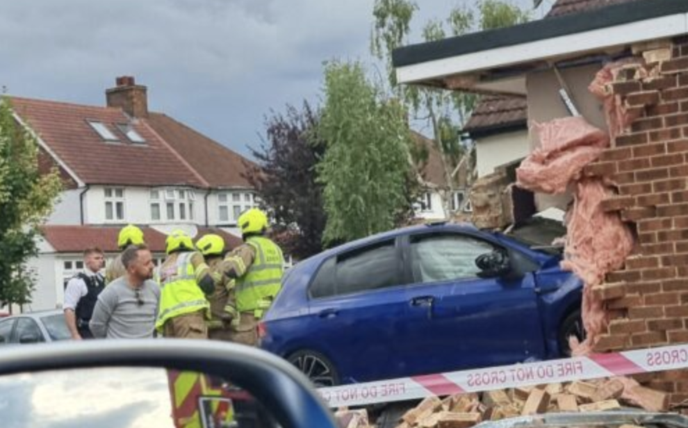 A Sidcup home has been left “demolished” after a car crashed into it on ...