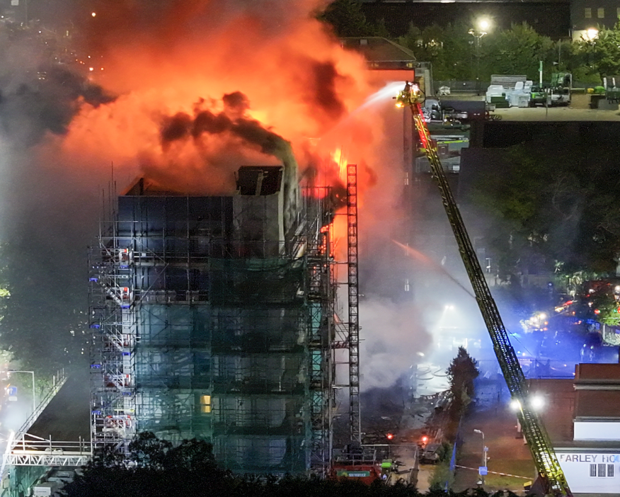 Major Incident Declared Following Fire in Cladded Building in Dagenham ...