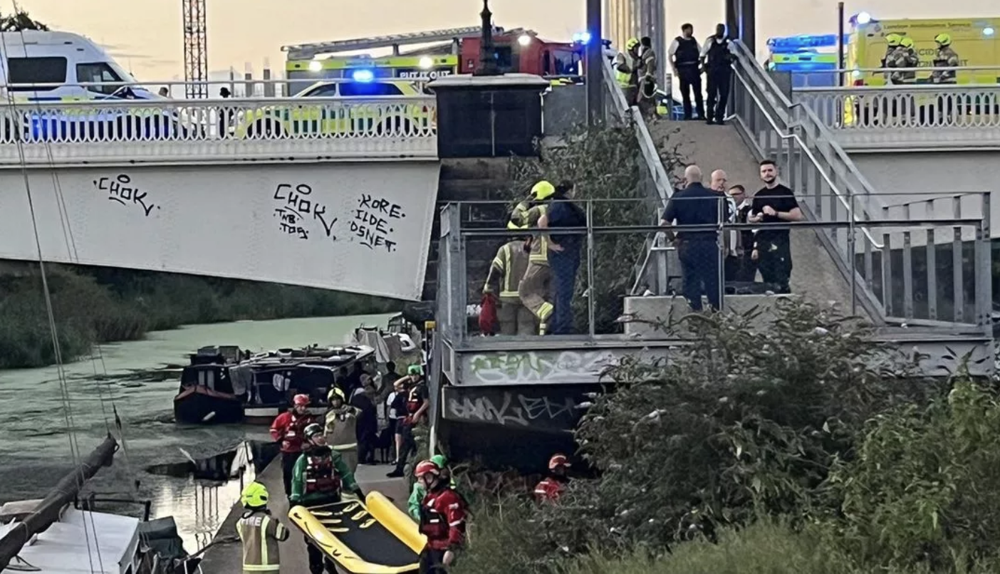 Emergency Services Respond After Reports of Person Falling from Bridge ...