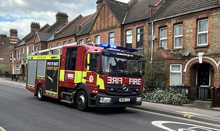 Six Treated After House Fire in East Ham - UK News in Pictures