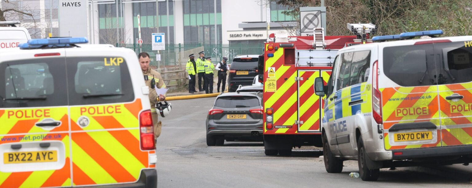 SO15 Counter Terrorism Command Working with Fire Investigators After ...