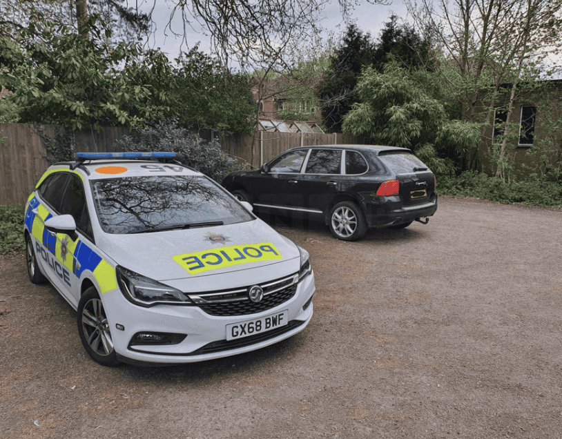Stolen Porsche Cayenne Recovered in Byfleet During ASB Patrol - UK News ...