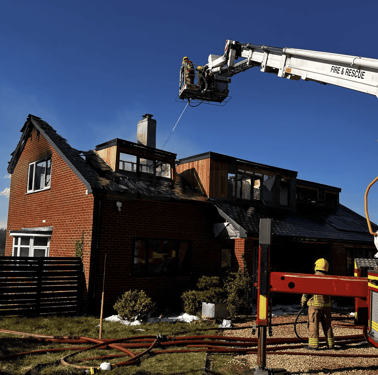 Major Fire Breaks Out at Property on Rake Road – No Injuries Reported ...