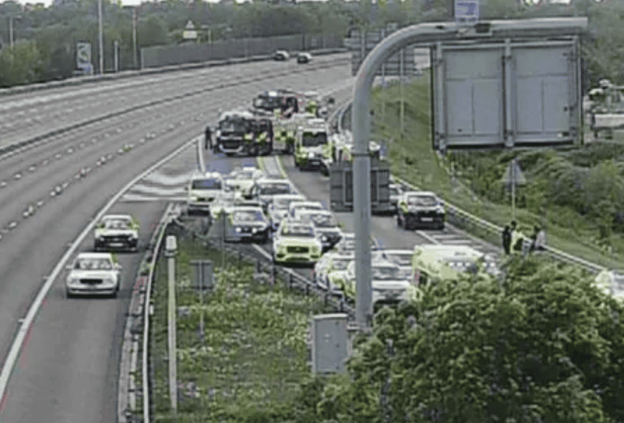 M4 Motorway Closed in Both Directions as Multiple Air Ambulances Attend ...