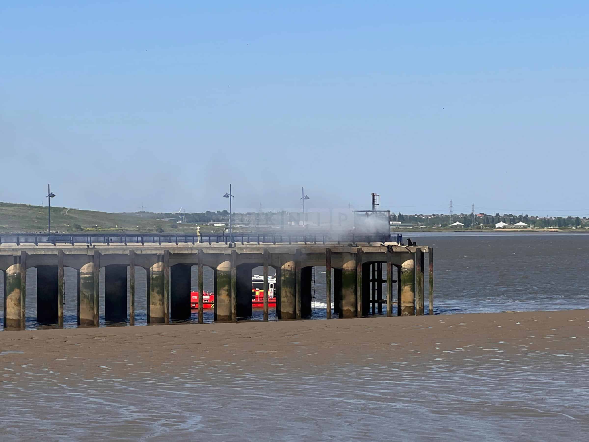 Bailed After Blaze: Man Arrested Over Erith Pier Fire Released Pending ...