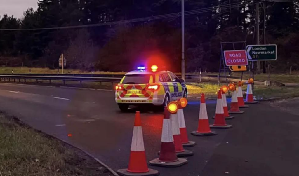 Man Shot Dead by Police in Thetford After Crash and Gun Sighting - UKNIP