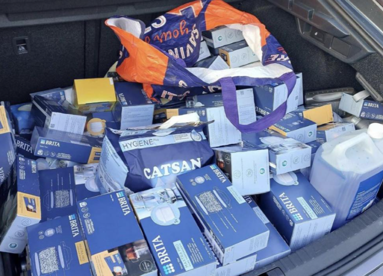 Water Filter Thief Busted After Hauling in Nearly 200 Stolen Items - UKNIP