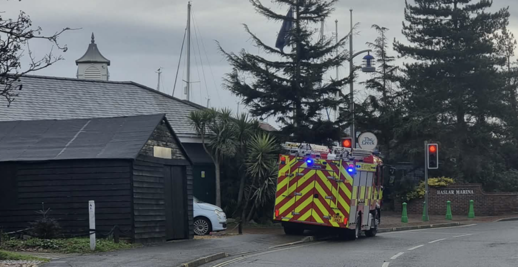 Fire Crews Rush to Haslar Marina Over Burning Smell Alarm - UKNIP