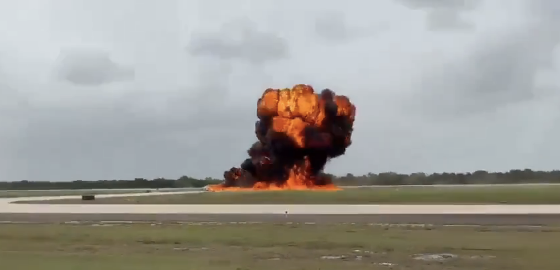 Two Pilots Feared Dead as Gulfstream Jet Explodes on Dominican Runway ...